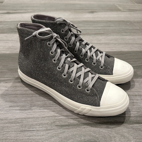 Keds | Shoes | Pro Keds Royal High Hi Top Sneaker Gray Suede | Poshmark